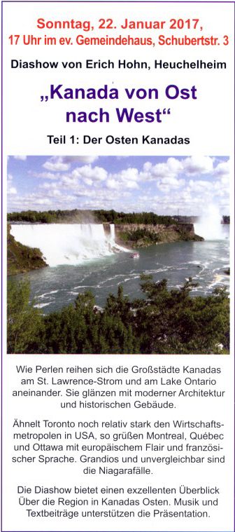 Vorträge 2016/17 - Kulturring Heuchelheim-Kinzenbach